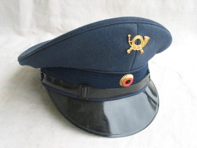 alter Postmütze Schirmmütze der deutschen Post von 1970 Grösse 57 | eBay