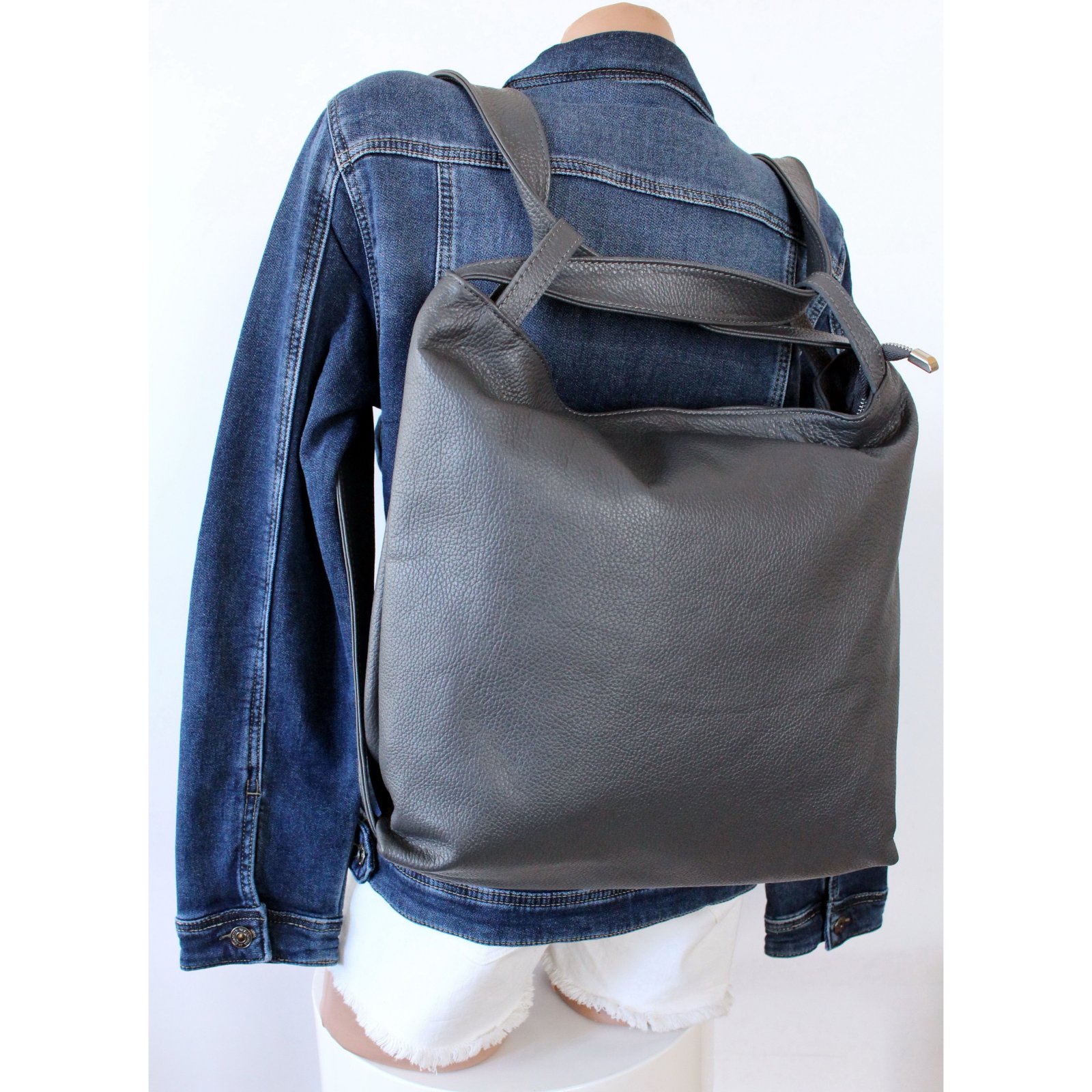 ITALY ★ 2IN1 WANDELBAR RUCKSACK UMHÄNGETASCHE SCHULTERTASCHE HANDTASCHE ...