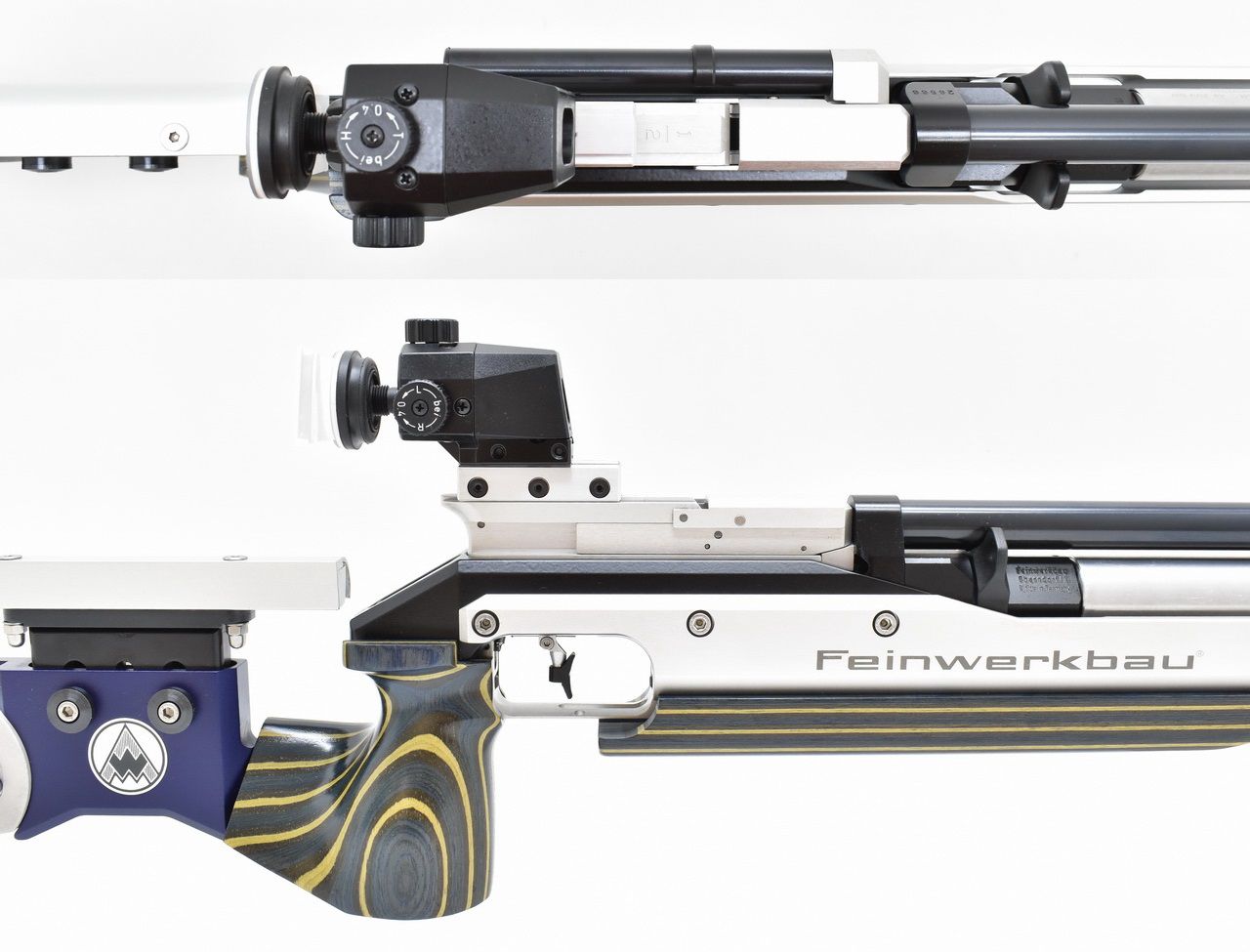 Feinwerkbau / FWB P70 Luftgewehr Kal. 4,5mm mit ALUSCHAFT & Diopter - eGun