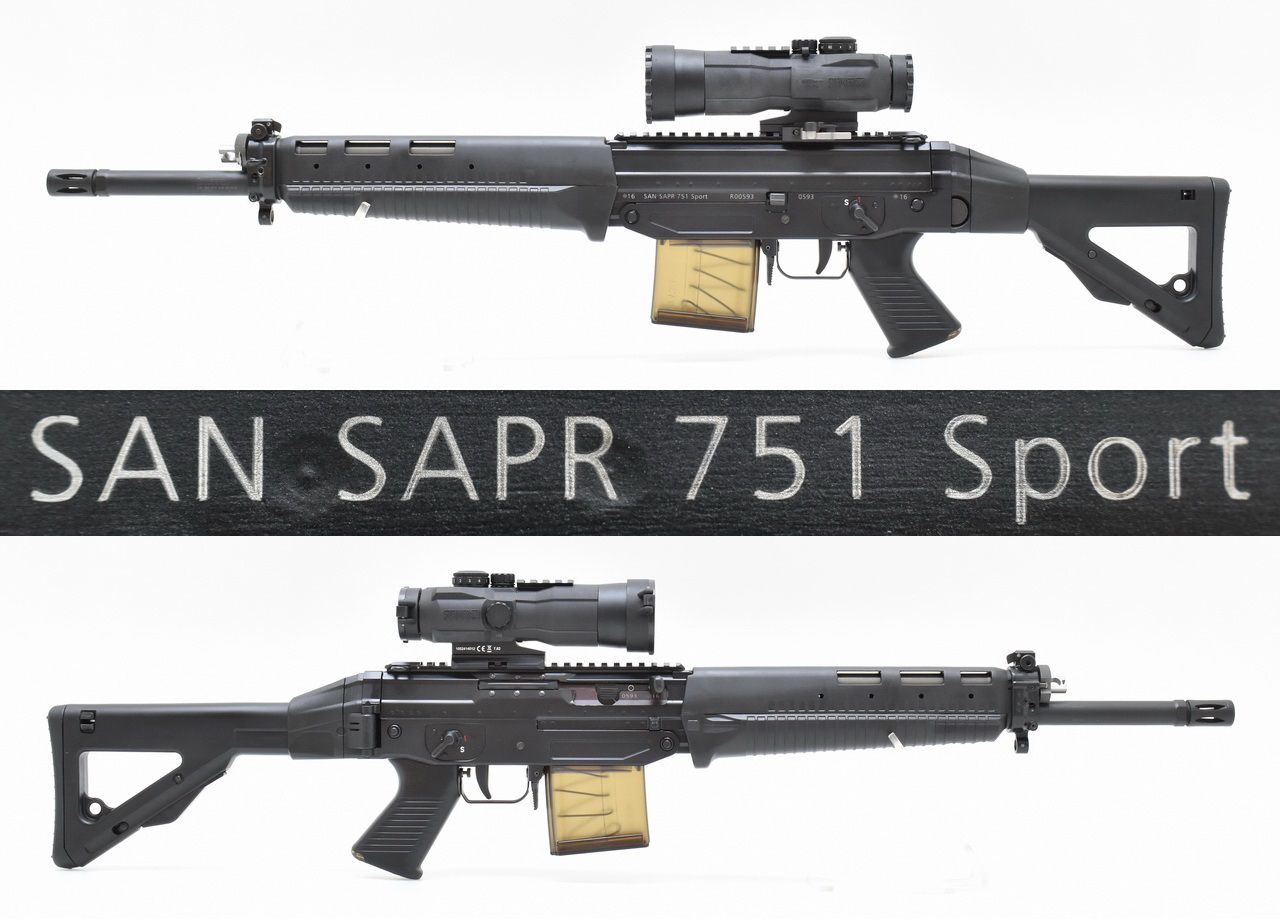SAN Swiss Arms SG 751 " Sport " im Kal .308 Win. mit STEINER Military ...