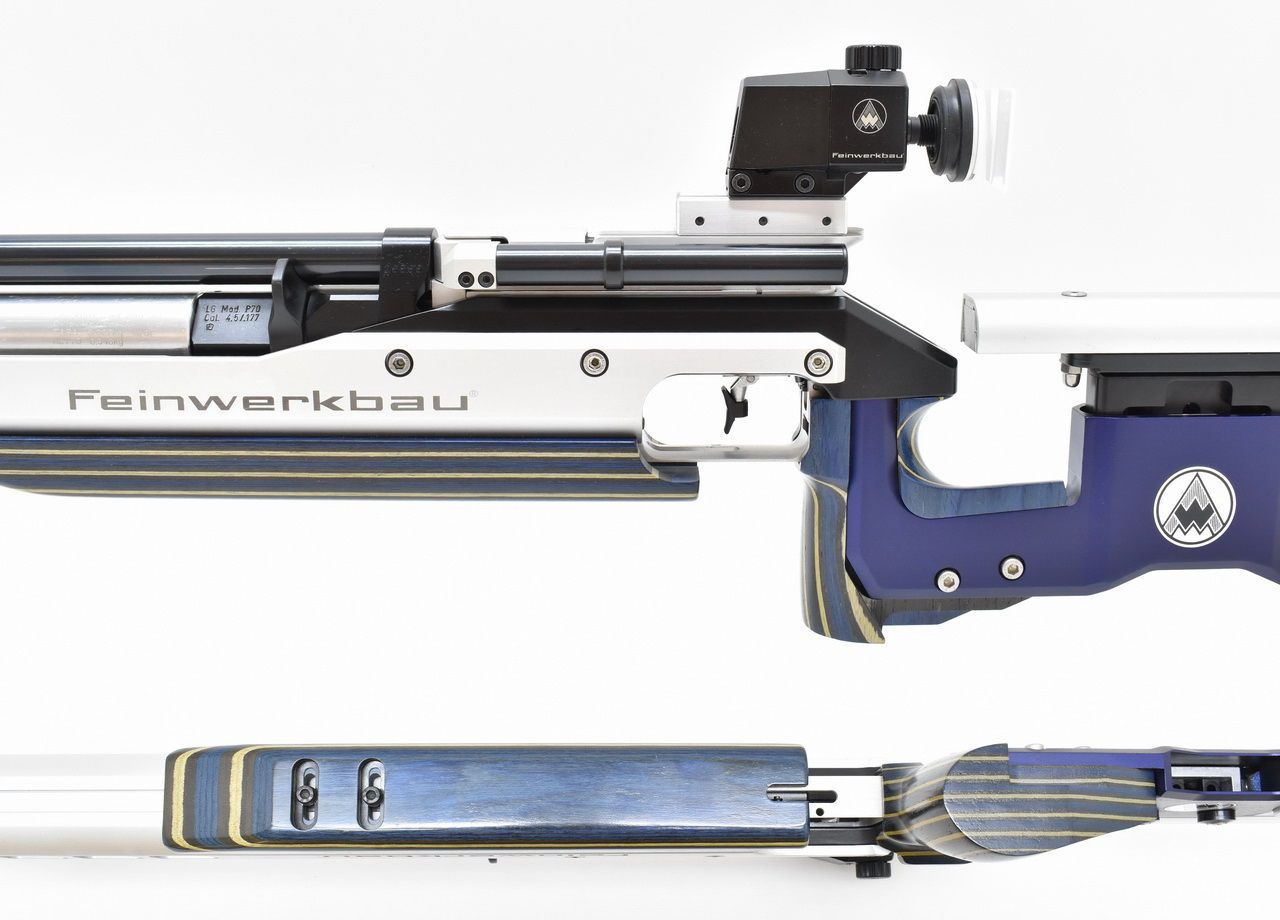 Feinwerkbau / FWB P70 Luftgewehr Kal. 4,5mm mit ALUSCHAFT & Diopter - eGun