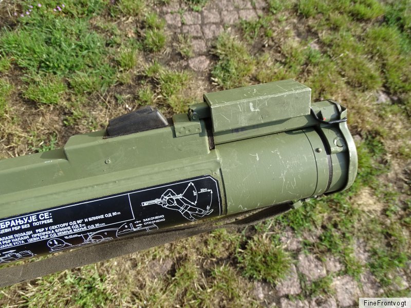 M80 ZOLJA * PANZERFAUST - BAZOOKER der JUGOSLAWISCHEN ARMY * Abgefeuert ...