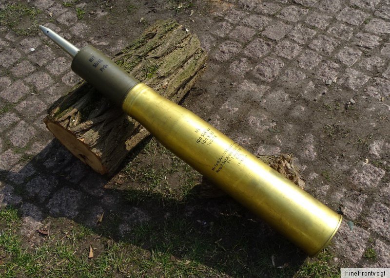 100mm - MUNITION für PANZER T-55 * RUSSISCHES MODEL * HEAT GESCHOSS ...