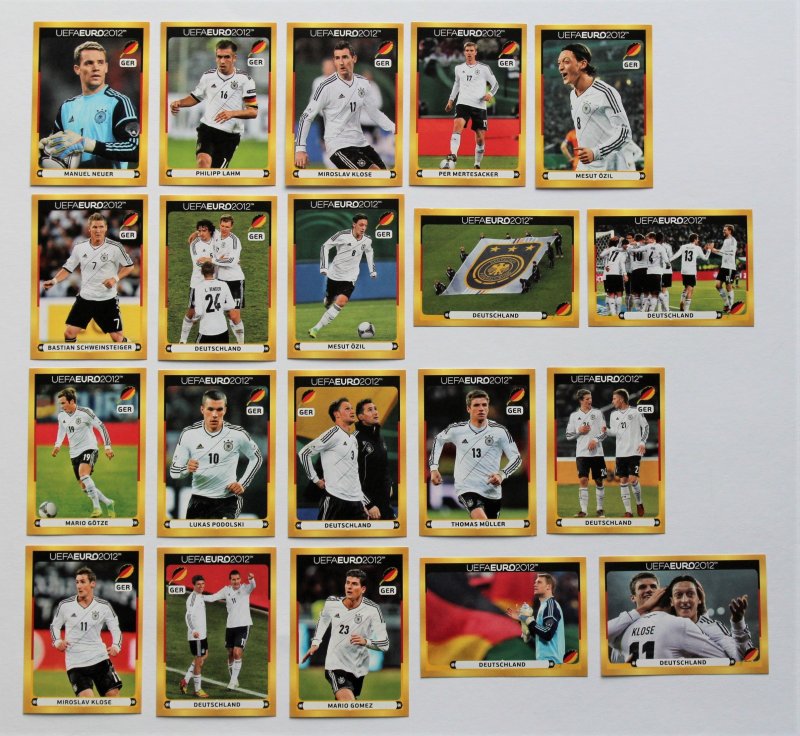 Panini Euro 2012 Set Special Sticker d1-d20 German/German Edition | eBay