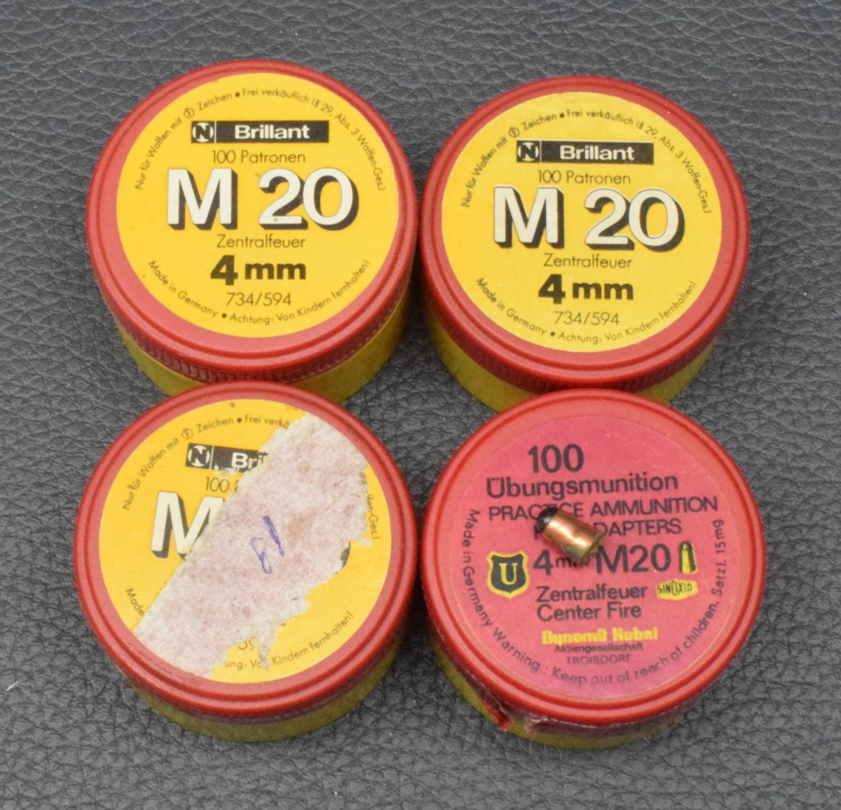 400 Patronen, Konvolut, 4mm M20, Zentralfeuer Patronen, zum Sonderpreis ...