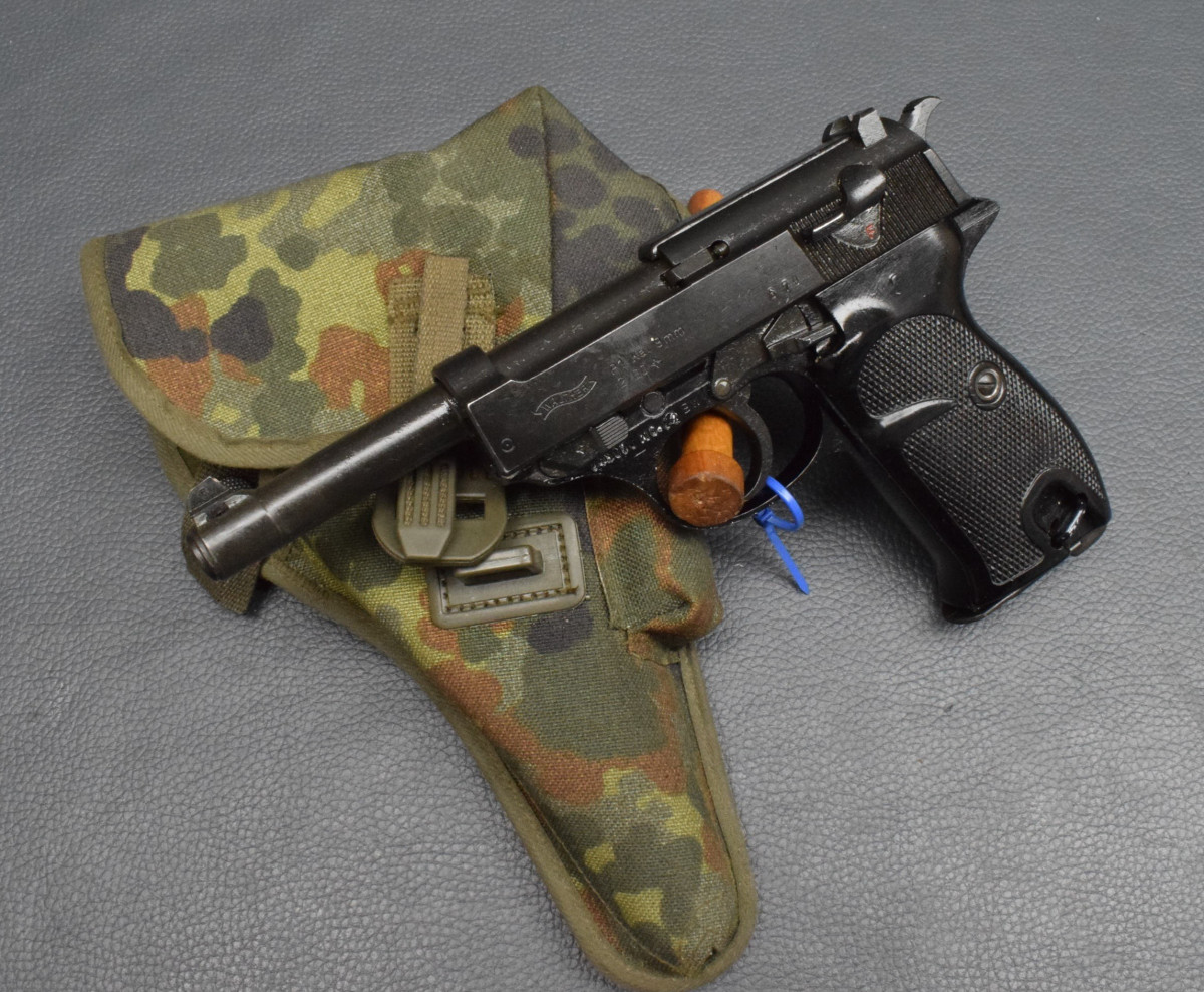 Walther P1 Bundeswehr mit Tasche, Kaliber 9mm Luger, sehr gut - eGun
