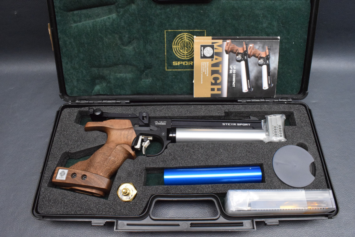 Steyr LP5, 5schüssig Match-Luftpistole, Kal. 4,5mm, im Koffer, neuwertig - eGun