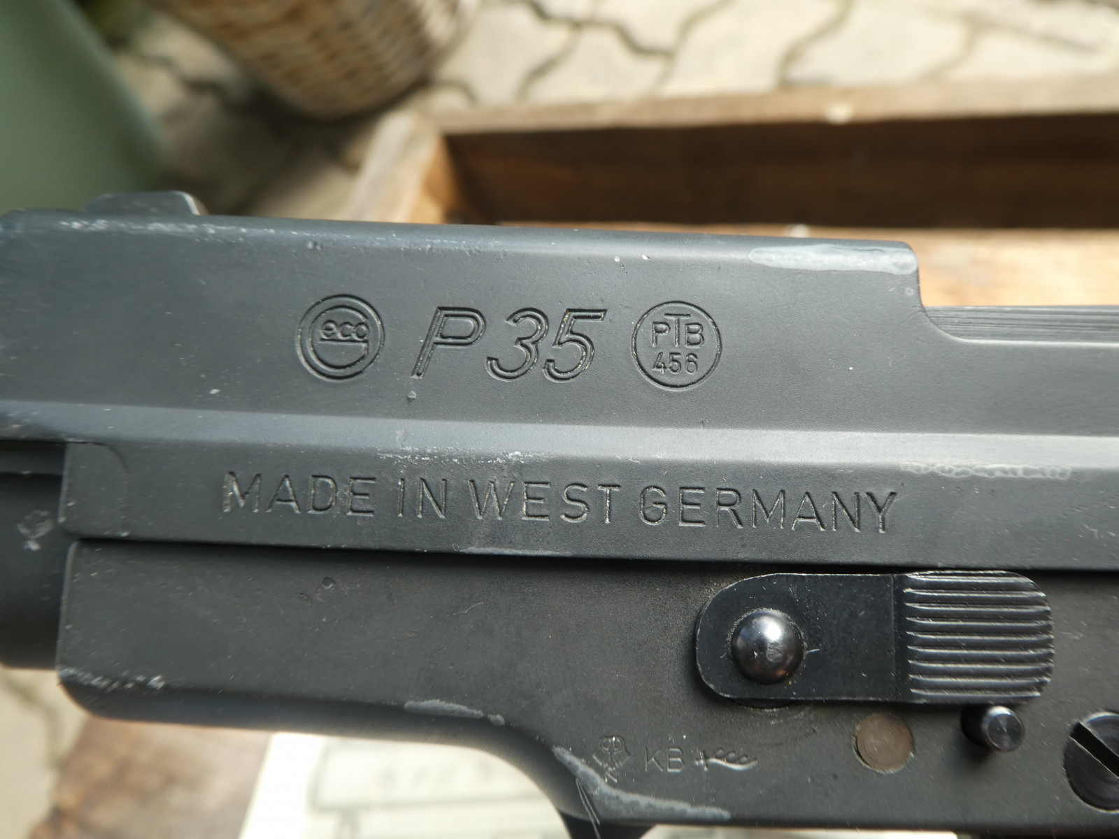 Geco P35 Schreckschusspistole inkl. Anleitung, seltene Sammlerwaffe im ...