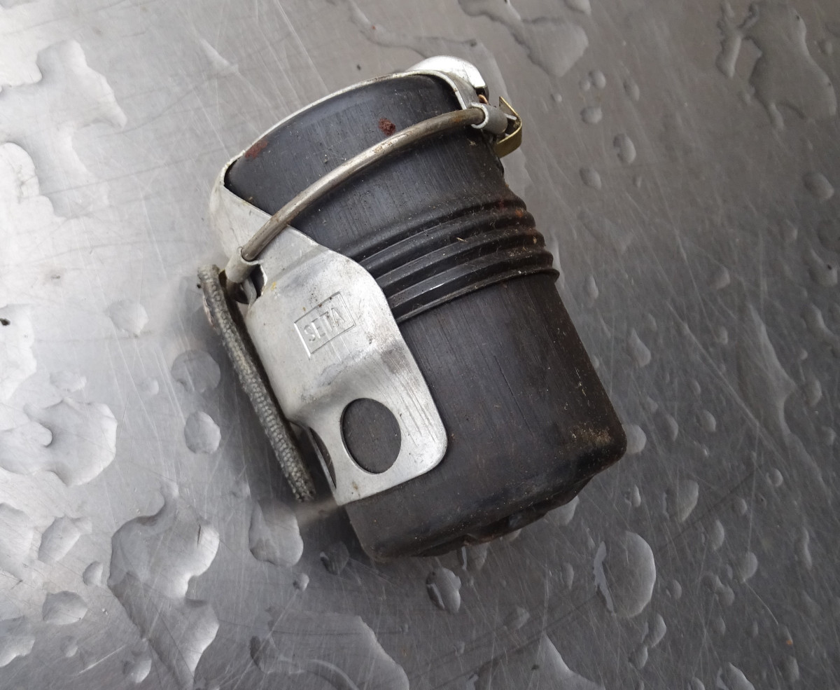 Schöne Handgranate der ITALENISCHEN ARMEE Mod. SRCM-35 Seltene Üb ...