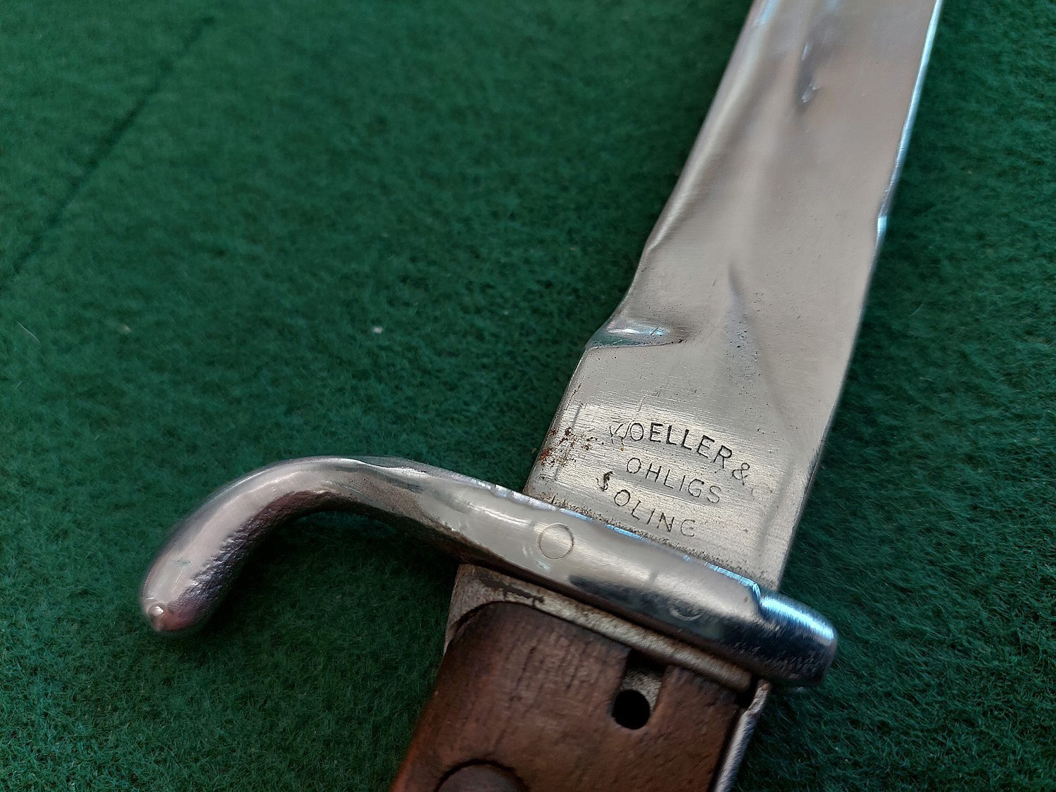 Defekt 1 WK Seitengewehr 98/05 Koeller & Co Ohligs Solingen mit Scheide ...