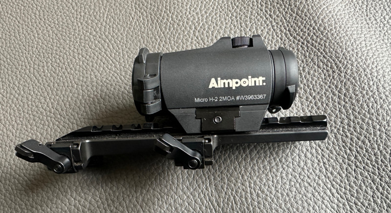 Merkel PICATINNY Schiene für MERKEL KR1 mit AIMPOINT Micro H2 - eGun